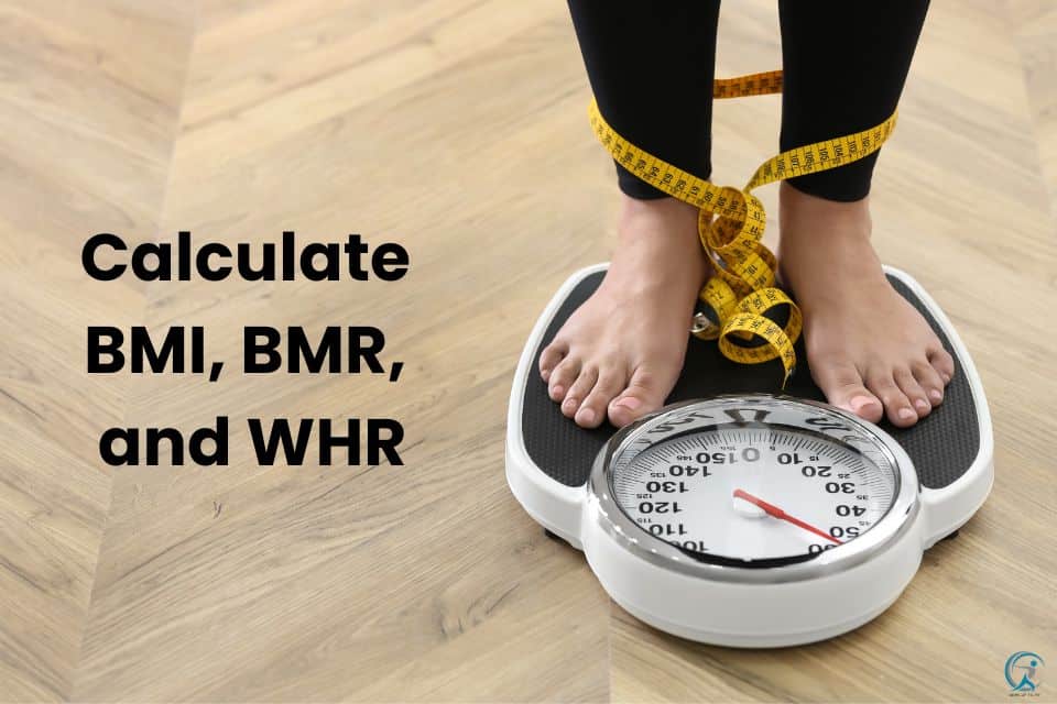 BMI, BMR, WHR Calculator: Track Your Health Metrics