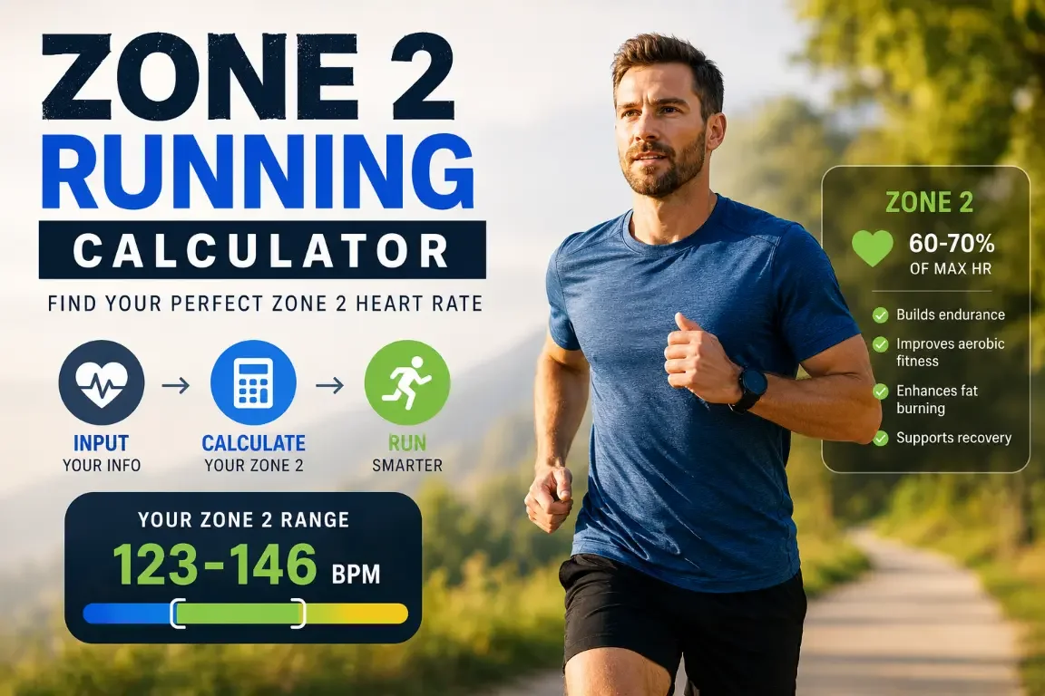 Zone 2 Running Calculator: Find Your Easy Heart Rate and Pace